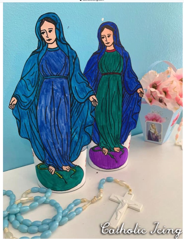 PRINTABLE ‘MARY’ CRAFT FOR THE MAY ALTAR